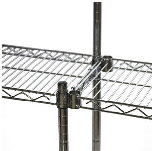 SS Wire Shelving Parts S Hook For Add On Units , Industrial Metal ...