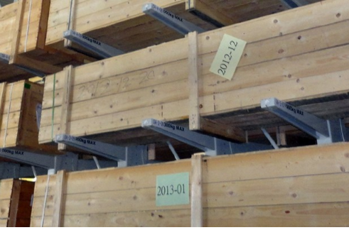 Pipe Dual Sided Cantilever Heavy Duty Storage Racks System 4 Meters High