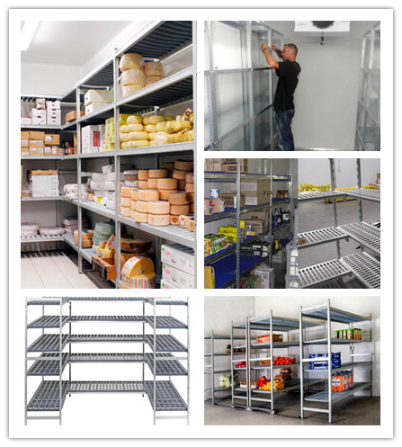 Heavy Duty Commercial Metal Storage Shelves / Mobile Adjustable Cold ...