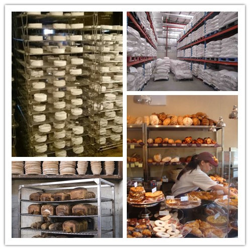 6 Layer Commercial Galvanized Food Storage Rack Adjustable Metal ...