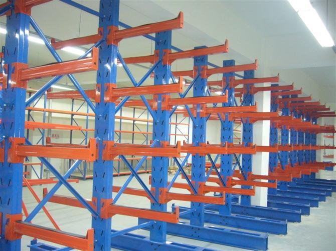 Single / Double Side Cantilever Bar Racks For Irregular Materials Fixed ...