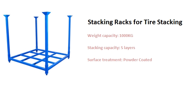 Galvanized Treatment Metal Stacking Pallets Blue Color / Industrial ...