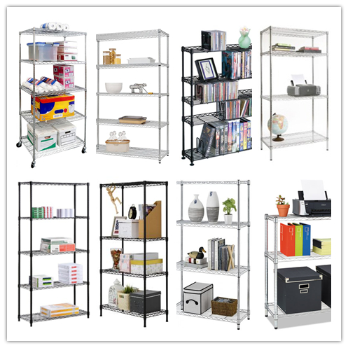 Custom Indoor Heavy Duty Steel Rolling Wire Shelving Office Book Rack ...
