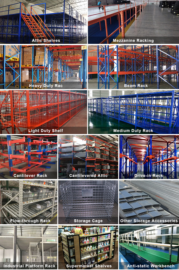 Four Levels Heavy Duty Storage Racks For Garments Custom Width And Depth