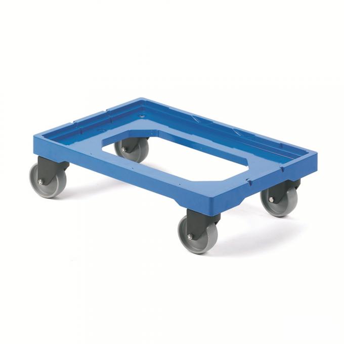 Multi - Function Delivery Logistics Transfer Cart / Plastic Dolly Trolley