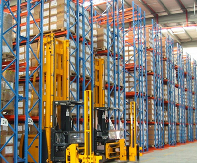 Custom Heavy Duty Storage Racks / Metal Narrow Aisle Industrial Racking ...